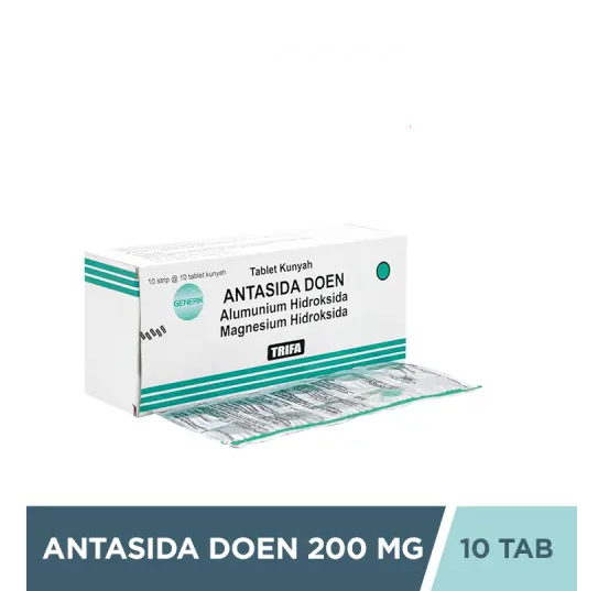 Antasida Doen 1 STRIP 10 Tablet Apotek B'Yel Farma ( perStrip ) ( DES ...