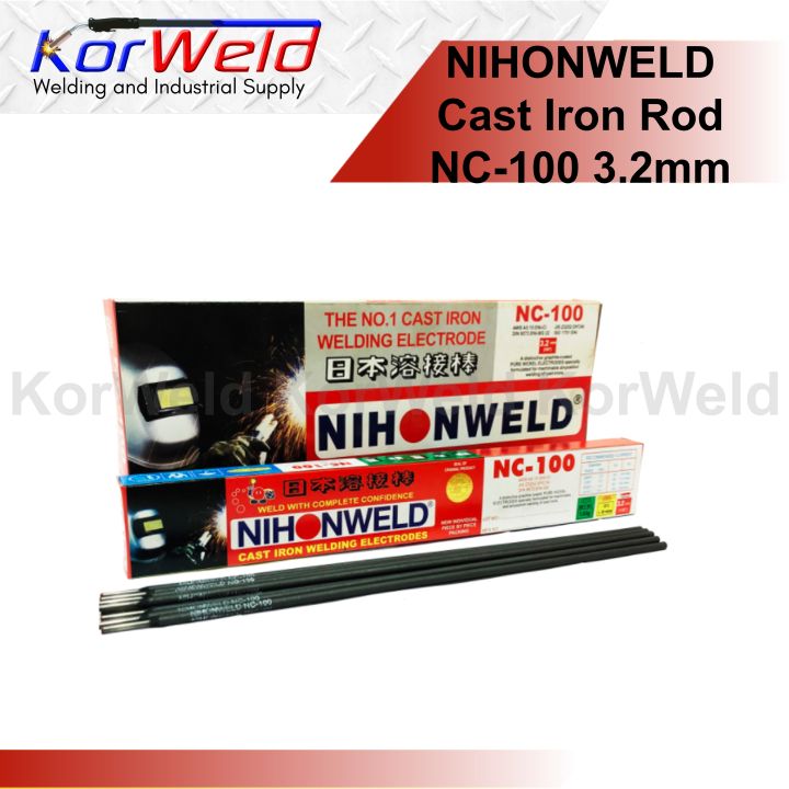 Nihonweld Welding Rod Cast Iron NC-100 3.2mm(1kg) | Lazada PH