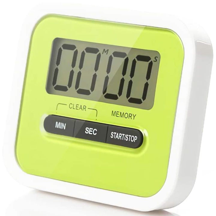 Digital Kitchen Timer, 100-Minute Count Up & Countdown with Memory ...
