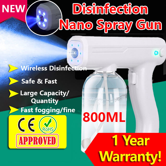 Sanitizer Spray Disinfection Machine Nano Atomizer Spray Gun K5 Pro | Lazada Singapore