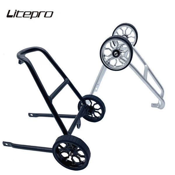 Litepro Brompton Folding Bike Q Type Rear Rack With Widen Spider Legs ...