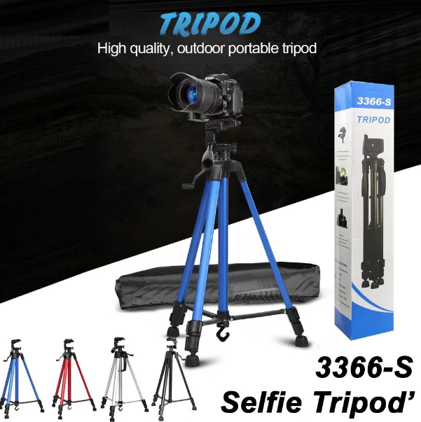 YUTU 3366 Portable Aluminum Camera Tripod DSLR Photography Stand ...