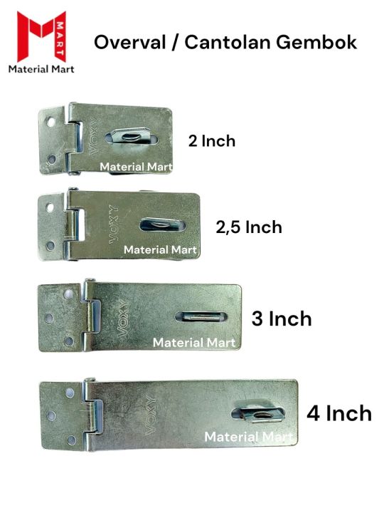 Overval 2 Inch | Overpal 2,5 Inch | Cantolan Gembok 3 Inch | Overpale 4 ...