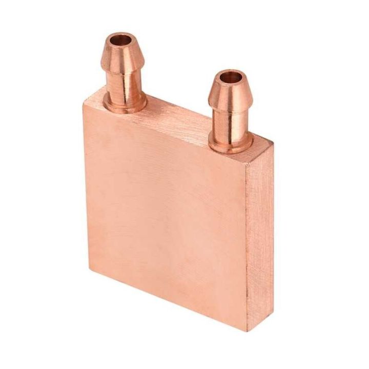 40X40x10mm Copper Block Heat Exchanger Para Sa Graphics GPU Head CPU ...