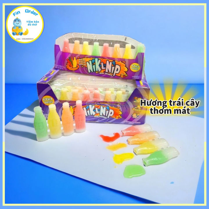 Kẹo Sáp Nik-L-Nips Nhiều Vị Trái Cây Nhập Khẩu Hàn Quốc Candy Sticks ...