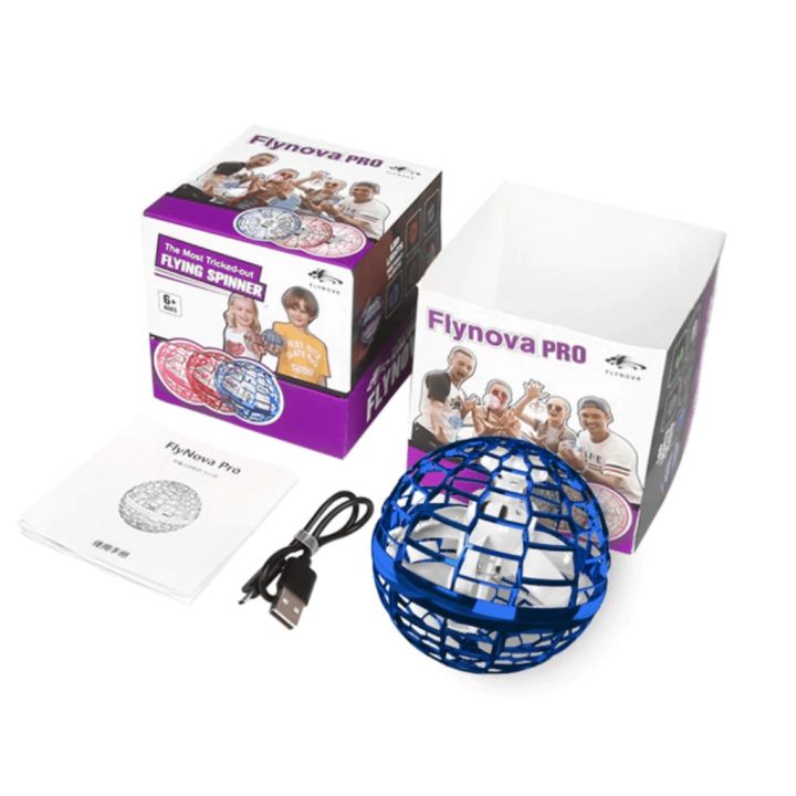 Flying Nova Boomerang Spinner Bola Terbang Drone Flying Ball / Fly Nova ...