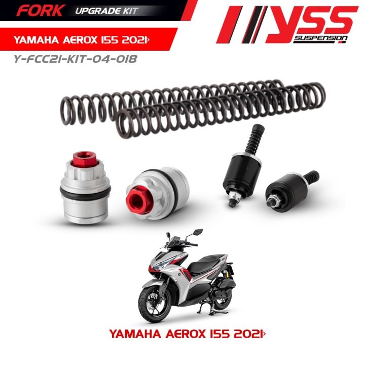 ชุดอัพเกรดโช้คหน้า YAMAHA AEROX 155 ปี 2021-2022 (FORK UPGRADE KIT ...