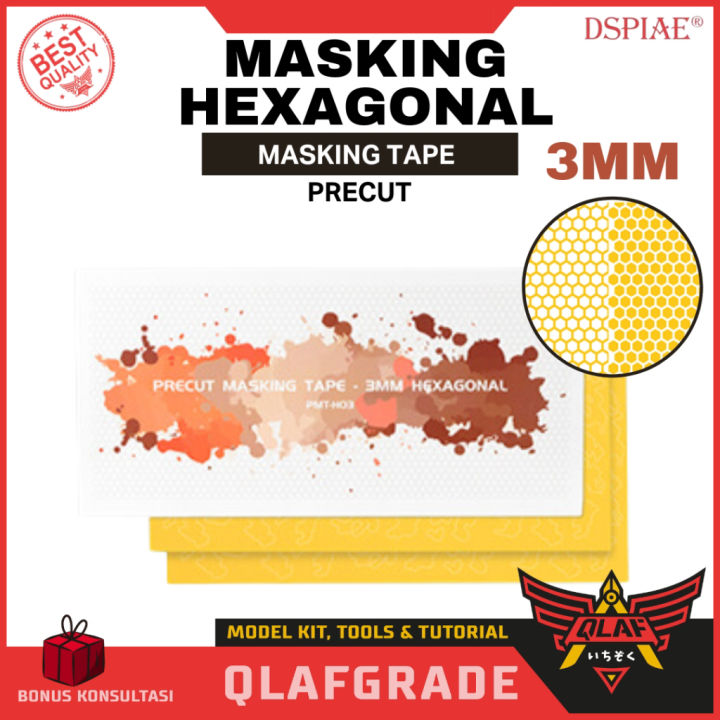 Masking Hexagonal 3mm DSPIAE Precut Masking Tape PMT-H03 | Lazada Indonesia