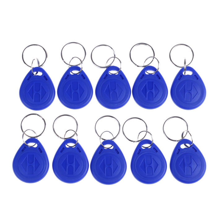 Eioce 10Pcs TK4100 keychains 125KHZ RFID proximity id card token tags ...