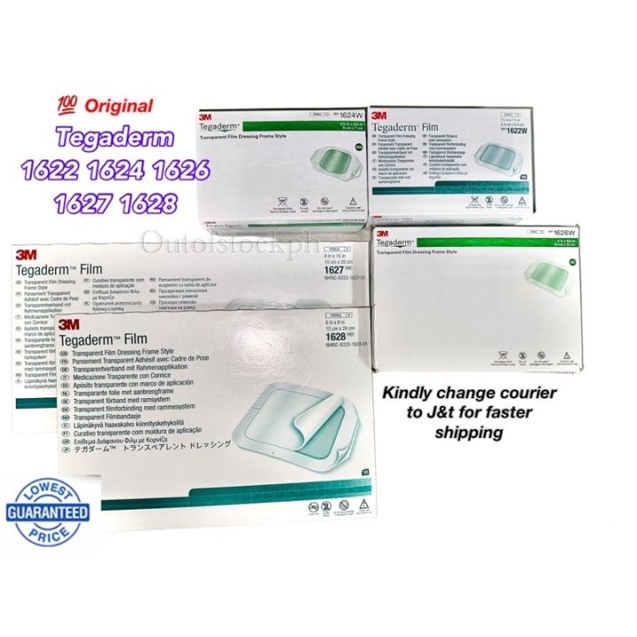 3M Tegaderm Transparent Film Dressing 1622W 1624W 1626W 1626W All ...