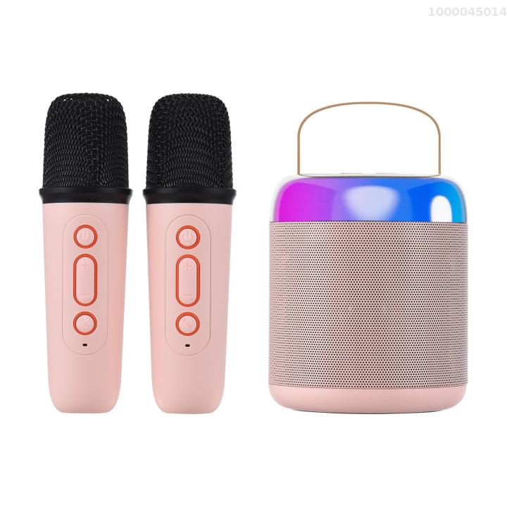 Portable Microphone & Sound Box Set Mini Karaoke Machine BT Speaker ...