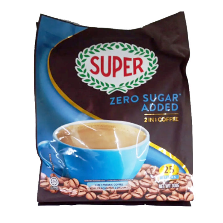 SUPER Zero Sugar 2-In-1 Coffee - Coffee and Creamer (25 Sticks) | Lazada PH