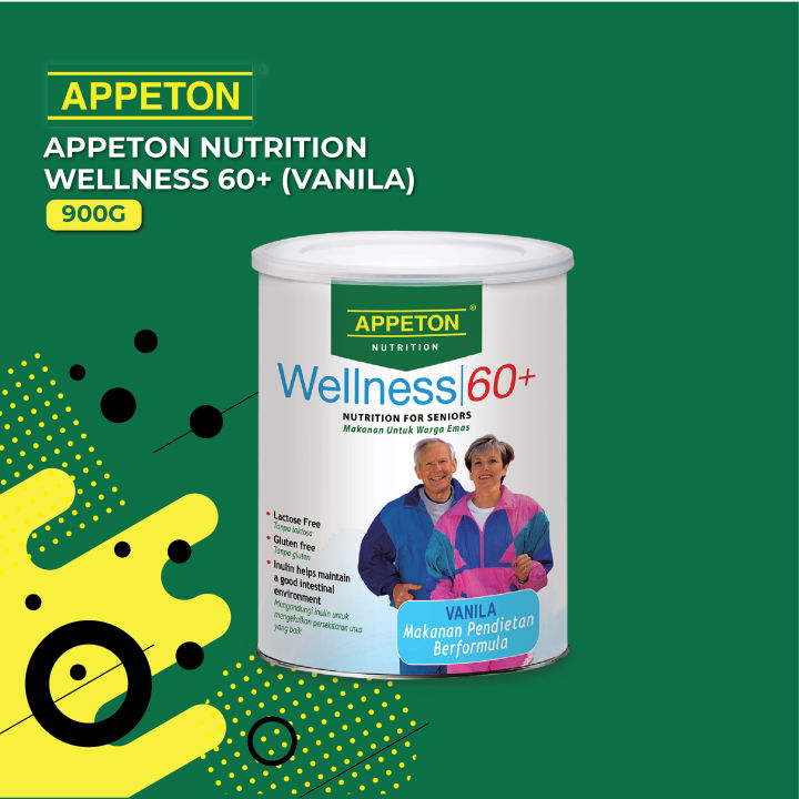 APPETON Wellness 60+ Nutrition Milk for Senior Geriatric Nutrition ...