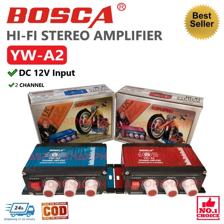 Bosca Motorcycles Mini Amplifier Stereo Amplifier | Lazada PH