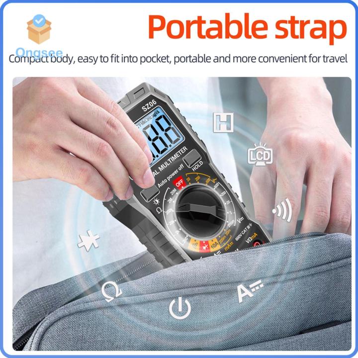 Ongsee Digital Multimeter with Bracket DC AC Voltmeter | Lazada PH