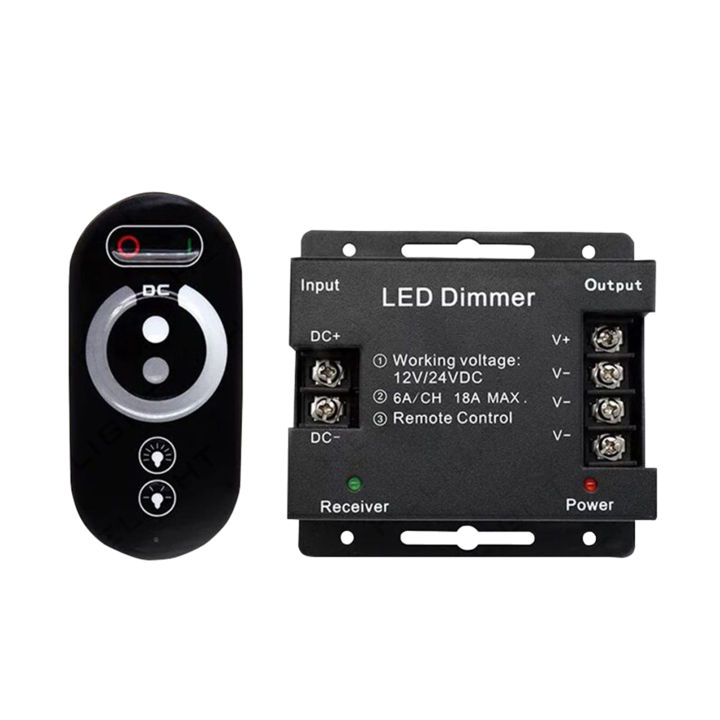 Smart Sensor Dimmer Switch, DC 12V-24V 18A PWM LED Light Strip Dimmer ...