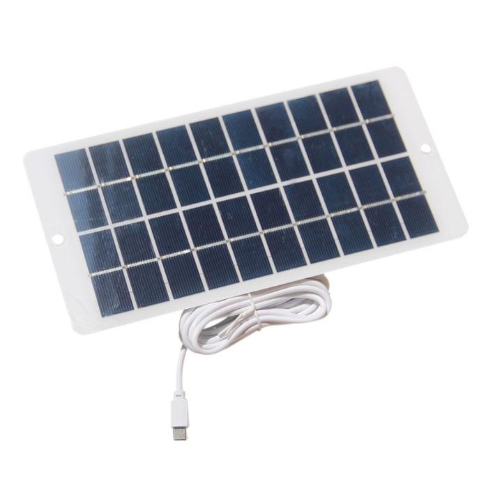 4.5W 5V Solar Panel Output USB C Outdoor Portable Solar System ...