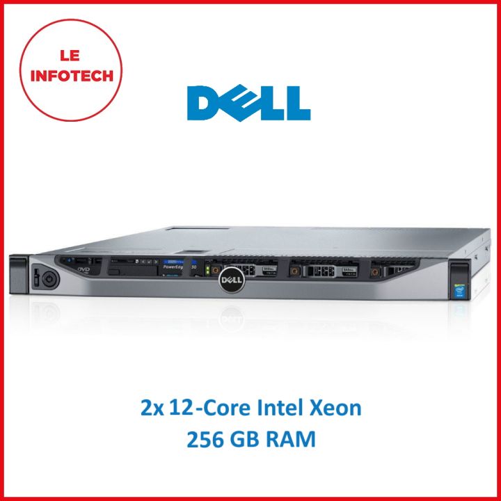 Dell PowerEdge R630 Server 2x 12-Core Intel Xeon E5-2670v3 2.3GHz 64 ...