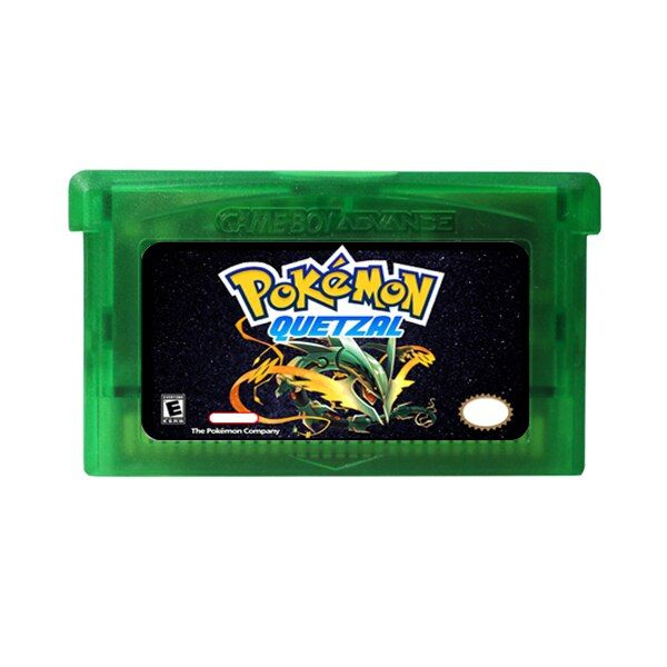 GBA Game Pokemon Quetzal Fan Game Cartridge 32 Bit Video Game Console ...