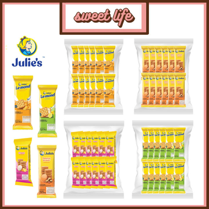 12'S JULIE'S BISCUITS (BISCUIT/ BISKUT / PACK / PEK / BEG/ BAG / LEMON ...