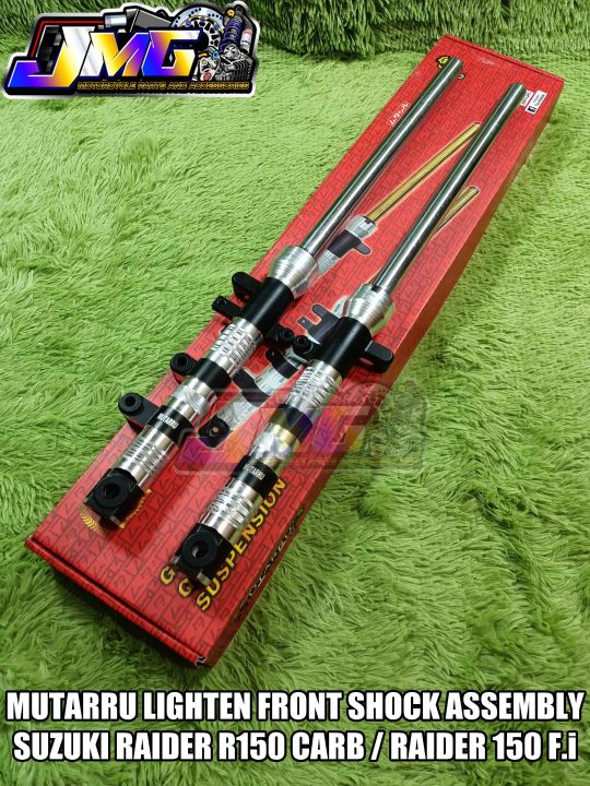 SUZUKI RAIDER 150 CARB / RAIDER 150 F.i MUTARRU LIGHTEN FRONT SHOCK ASSEMBLY V2 | Lazada PH