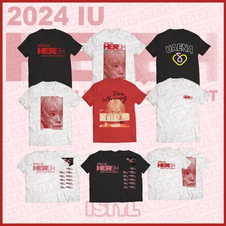 IU HER World Tour Shirt by iSTYL | Lazada PH