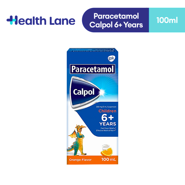 Calpol Paracetamol Orange Flavor 100ml (6-12) | Lazada PH