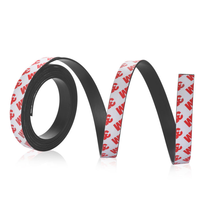 50CM/LOT self Adhesive Flexible Magnetic Strip 3M Rubber Magnet Tape ...
