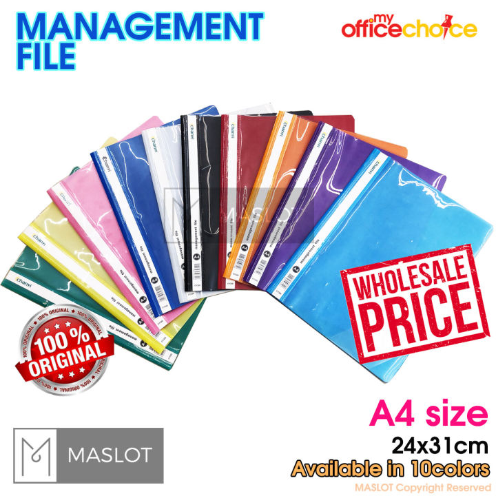 Management File Report PP PVC File Folder A4 1pc | Lazada