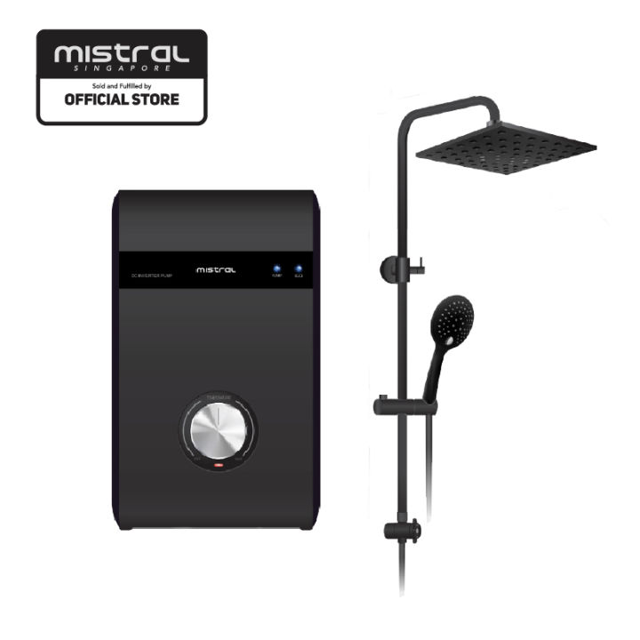 Mistral Instant Water Heater with Rain Shower & DC Pump MSH88P ...