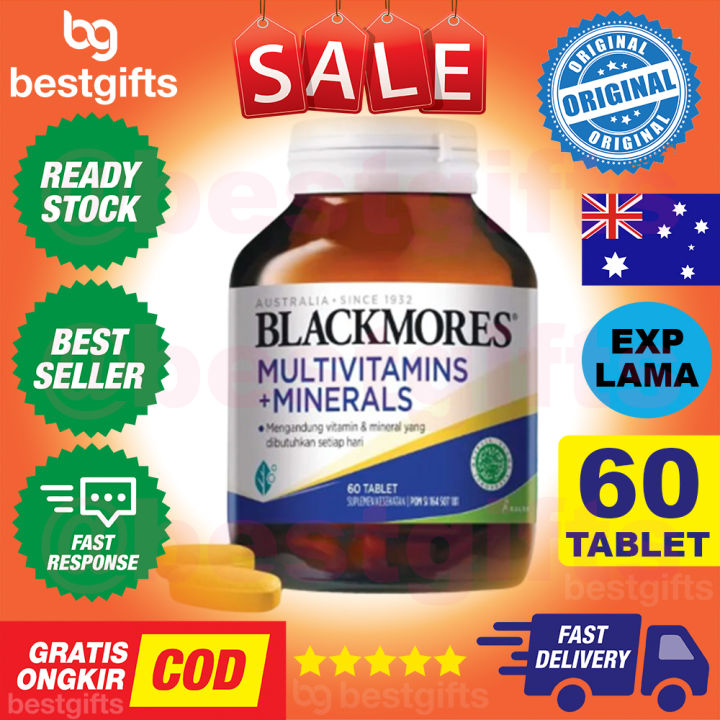 BLACKMORES MULTIVITAMINS MULTIVITAMIN MULTI VITAMIN VITAMINS + MINERALS MINERAL IMUN IMUNITAS ...