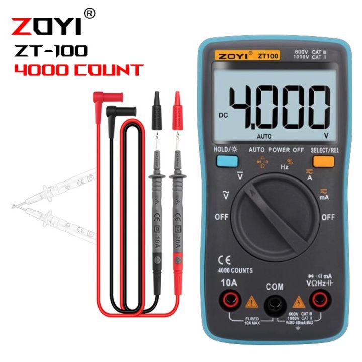 ZOYI ZT100 Auto Multimeter Digital / Multitester / Avometer Original ...
