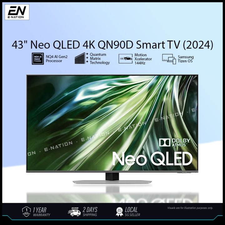 [Ready Stock] Samsung 43" Neo QLED 4K QN90D Smart Gaming Monitor 144Hz ...