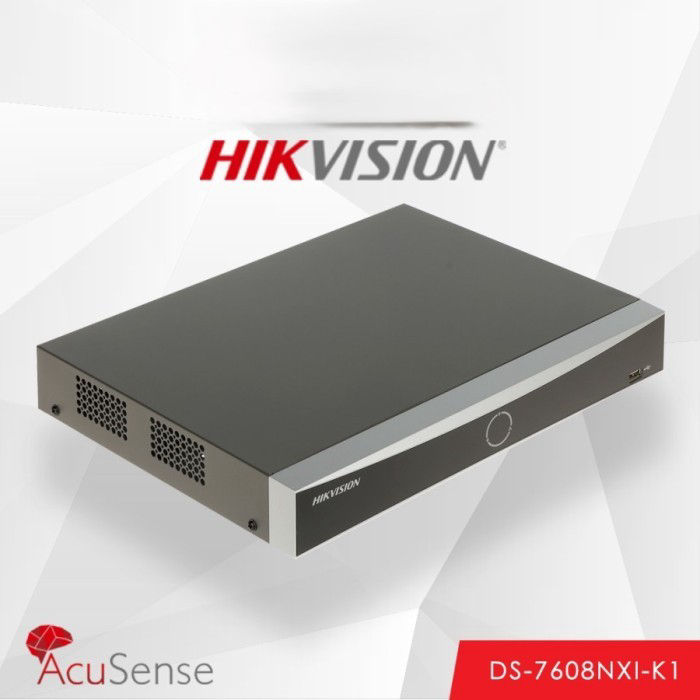 DS-7608NXI-K1 - HIKVISION NVR 8CH ACCUSENSE 4K SUPPORT FACE CAPTURE ...