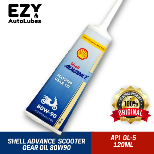 Shell Advance Scooter Gear Oil 80W90 *120ml 👉 PASARAN MALAYSIA STOK 100 ...