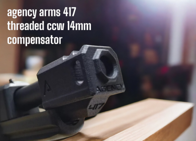 Replica Agency arms 417 3d printed compensator for g-series threaded ...