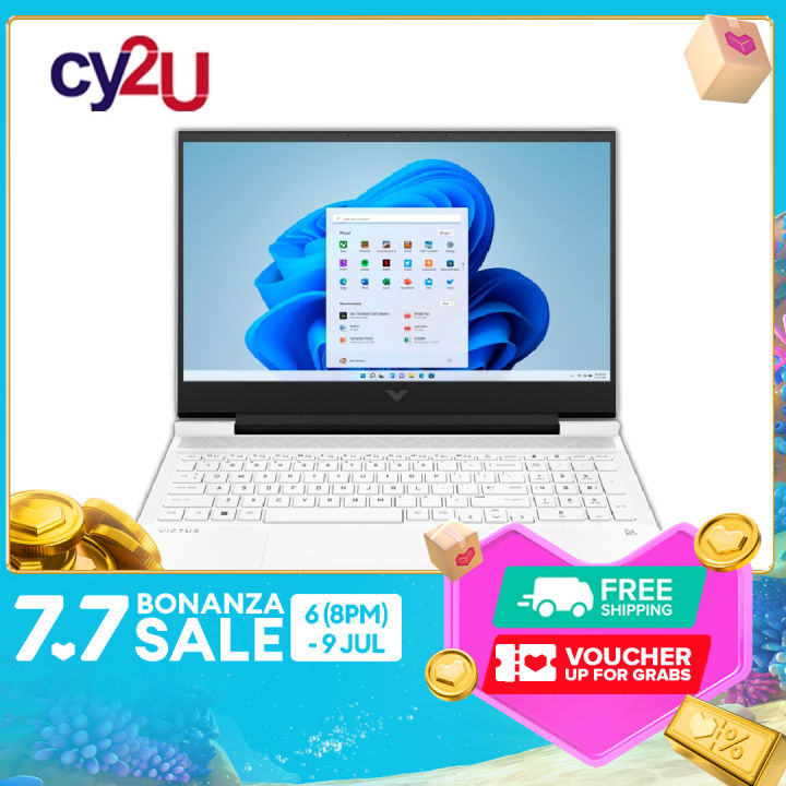 HP Victus 16-S0030AX 16.1" FHD 144Hz Gaming Laptop - Ceramic White (AMD ...