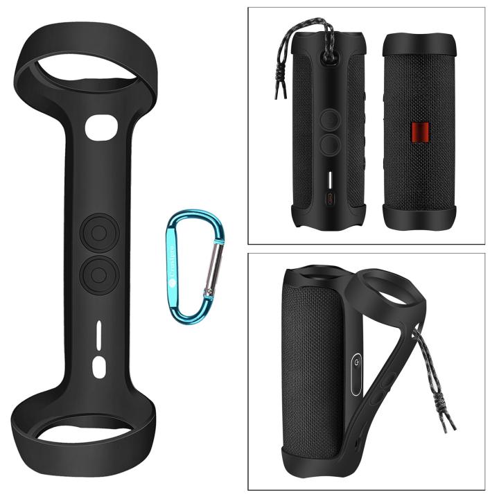 milageto Silicone Soft Skin Case Cover for FLIP 5 Waterproof Portable Bluetooth Speaker, Comes ...
