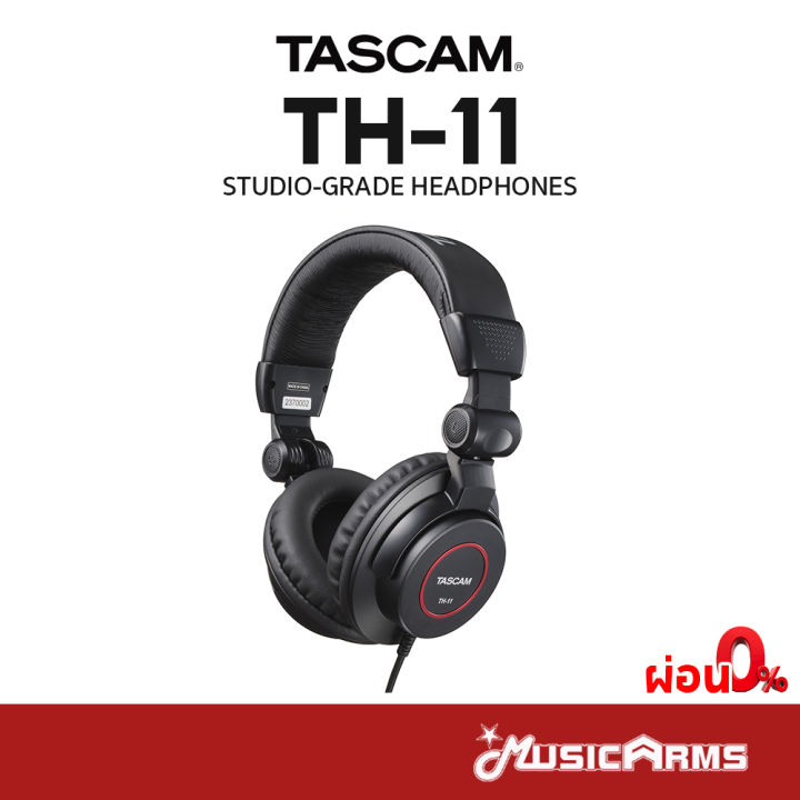 Tascam TH-11 หูฟังสตูดิโอมอนิเตอร์ Studio Grade Headphones หูฟัง Tascam TH11 รับประกันศูนย์ ...