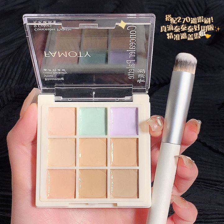 9 Colors Concealer Palette Cover Acne Dark Circles Waterproof ...