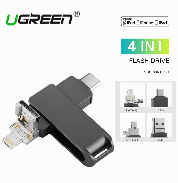 256GB 512GB 1TB OTG USB Flash Drive for iPhone ipad Android Pendrive 4 ...