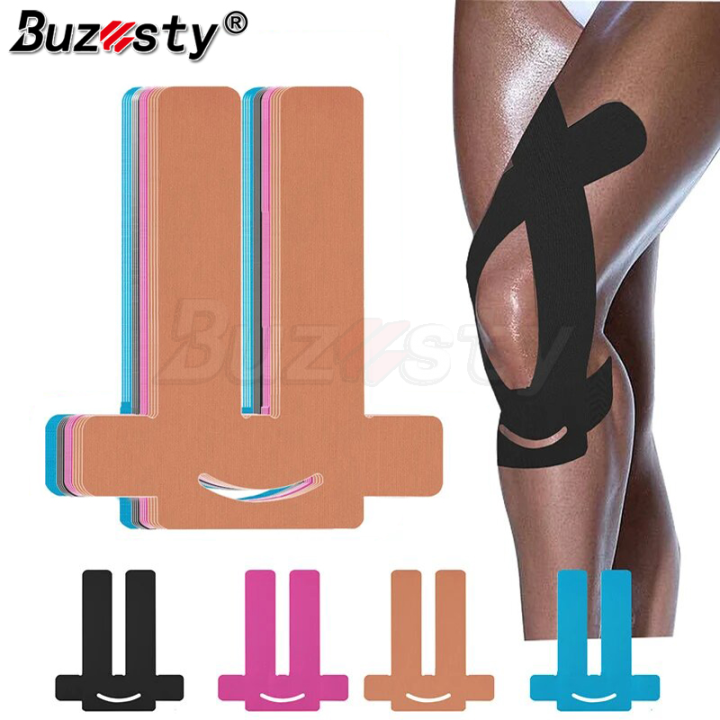Buzesty 10PCS Pre-Cut Waterproof Kinesiology Tape for Knees Elastic ...