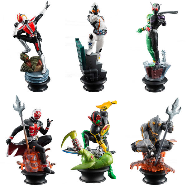 Megahouse Chess Pieces Collection R กาชาปอง HG Kamen Rider Gashapon ...