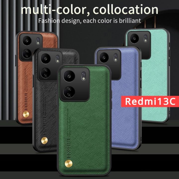 สำหรับ Xiaomi Poco C65 Redmi 13C 2023เคสโทรศัพท์รถแม่เหล็กยึดโทรศัพท์ ...
