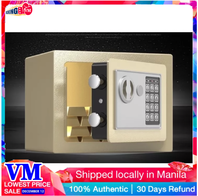 Boxing Vm SAFE iSF-10BLK Safety Vault Electronic Digital Hotel Safe ...