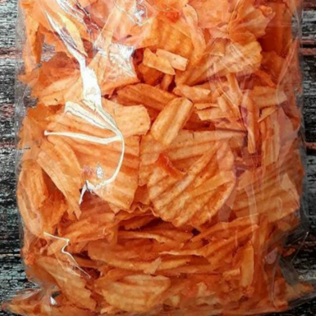CEMILAN ENAK Keripik Singkong Balado 125gr -Kripik Singko Balado Kiloan ...