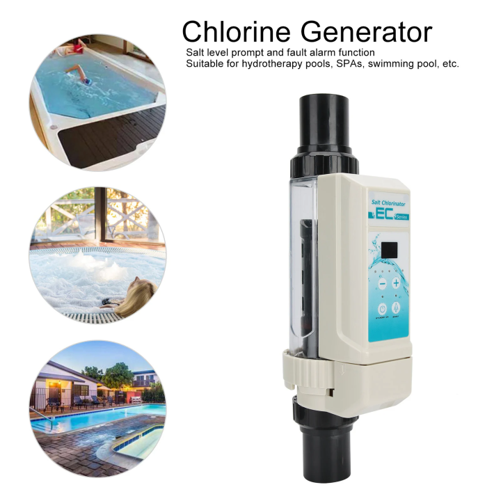 【Thailand Stock】EC16 16g/h Swimming Pool Saltwater Chlorine Generator ...