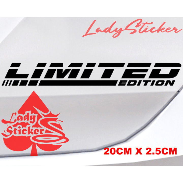 Sticker LIMITED EDITION striping sticker stiker LIMITED EDITION ...