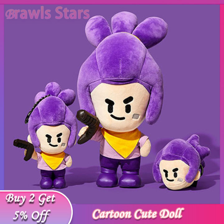 Livingdesire Peripheral Figure Brawl Star Plush Spike Shelly Clot Leon ...