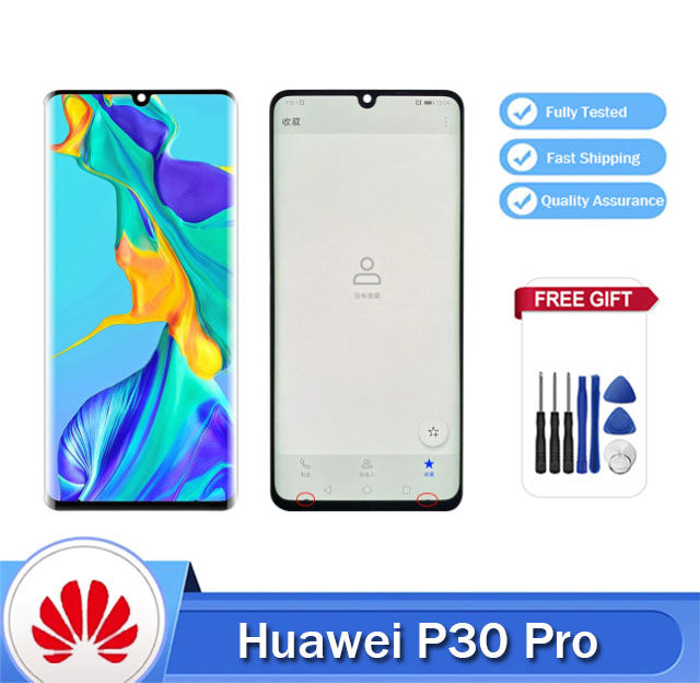 Original Dead Pixels For Huawei P30 Pro VOG-L29 VOG-L09 VOG-L04 LCD Display Touch Screen ...